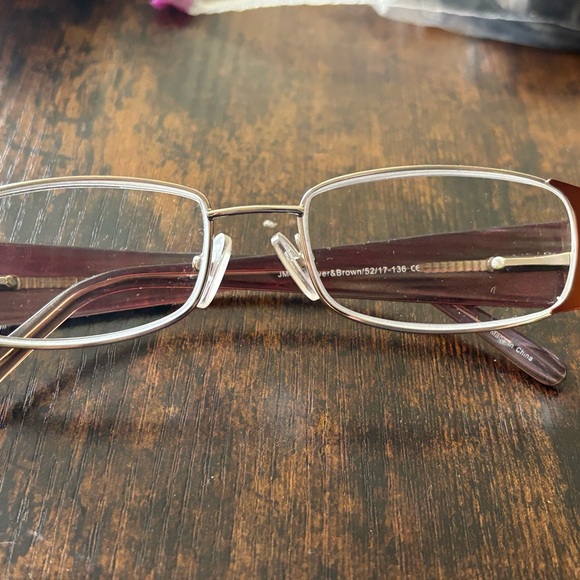 Joseph Marc | Accessories | Joseph Marc Eyeglasses Silver Brown | Poshmark